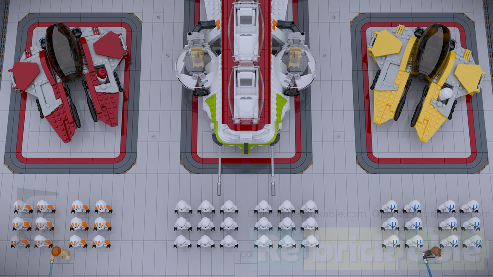 Lego Moc Venator Hangar Bay Display Base By Etbybrickz Rebrickable