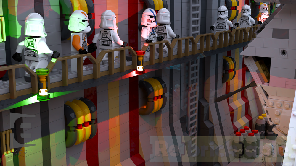 Lego Moc Venator Hangar Bay Display Base By Etbybrickz Rebrickable