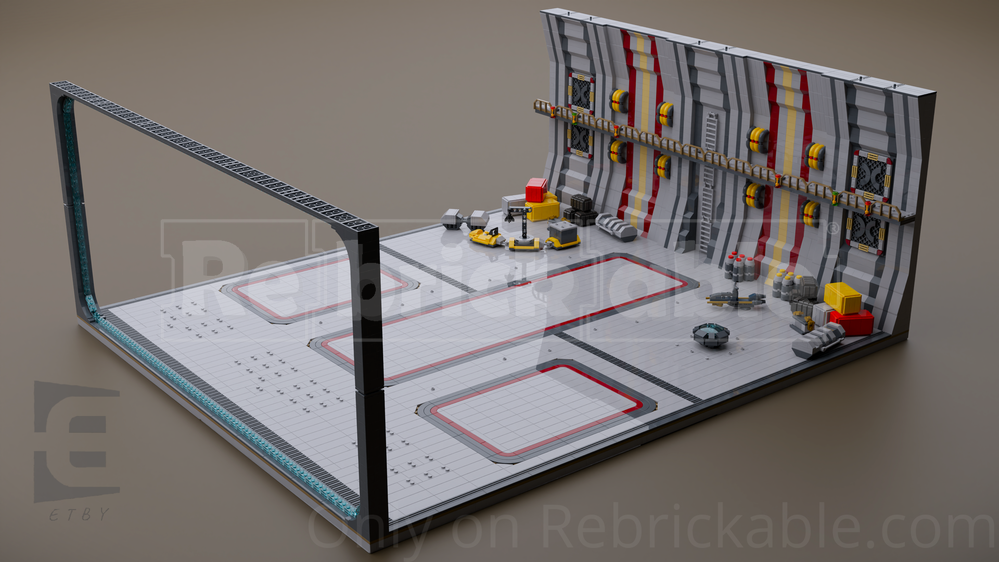 Lego Moc Venator Hangar Bay Display Base By Etbybrickz Rebrickable