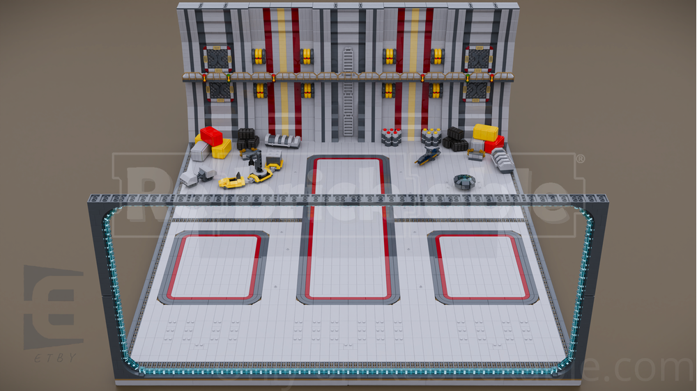 Lego Moc Venator Hangar Bay Display Base By Etbybrickz Rebrickable