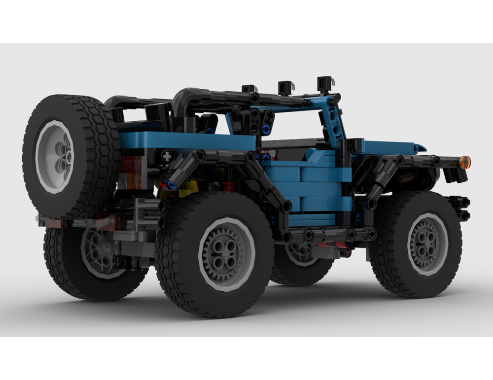 Lego Moc Jeep Wrangler Rubicon With Mopar Accessories By Musha