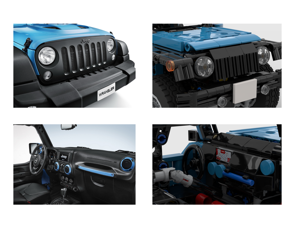 Lego Moc Jeep Wrangler Rubicon With Mopar Accessories By Musha