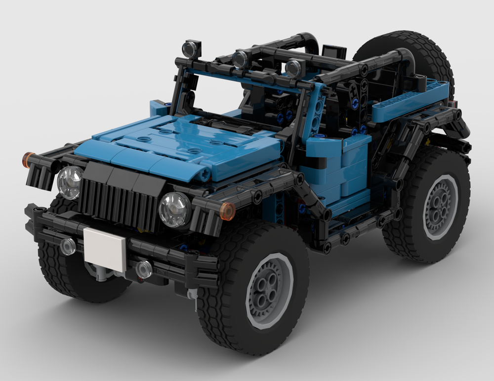 LEGO MOC Jeep Wrangler Rubicon with Mopar Accessories by Musha ...
