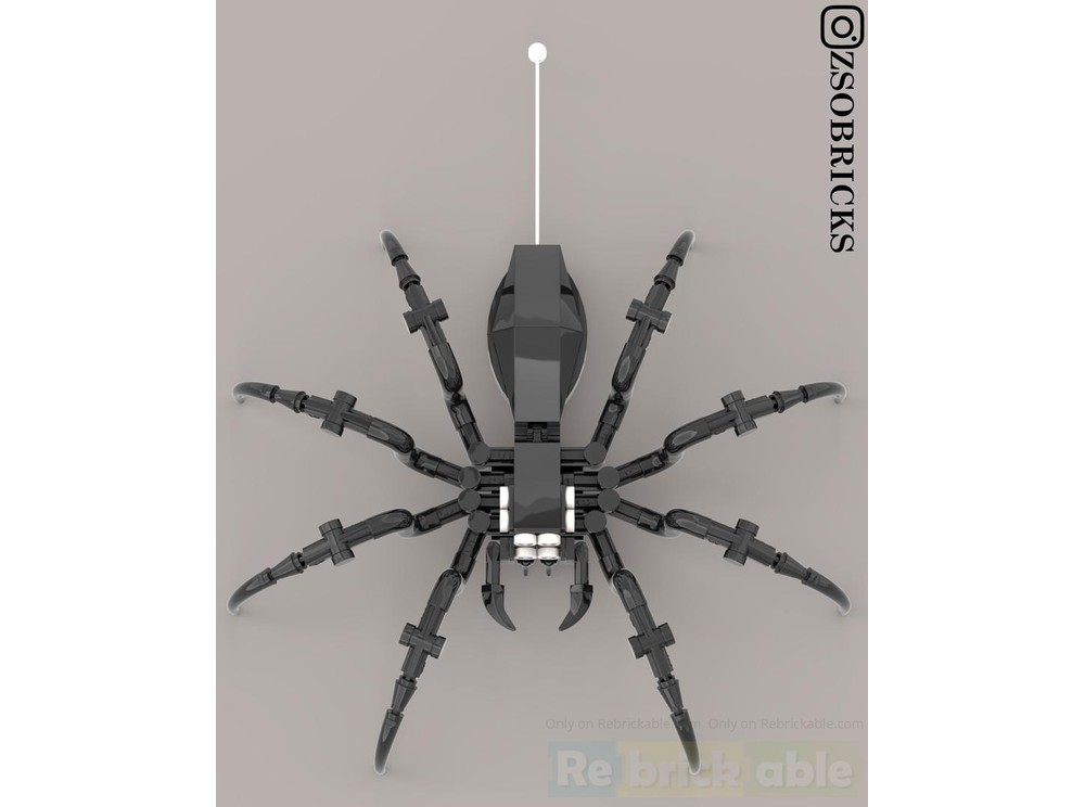 LEGO MOC Black Spider by zsobricks | Rebrickable - Build with LEGO