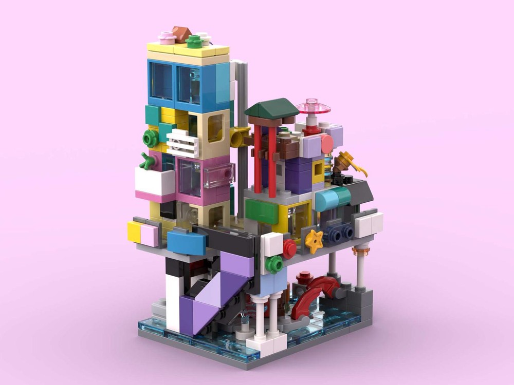 LEGO MOC-200383 Mini Ninjago City Apartments by icedragonj ...