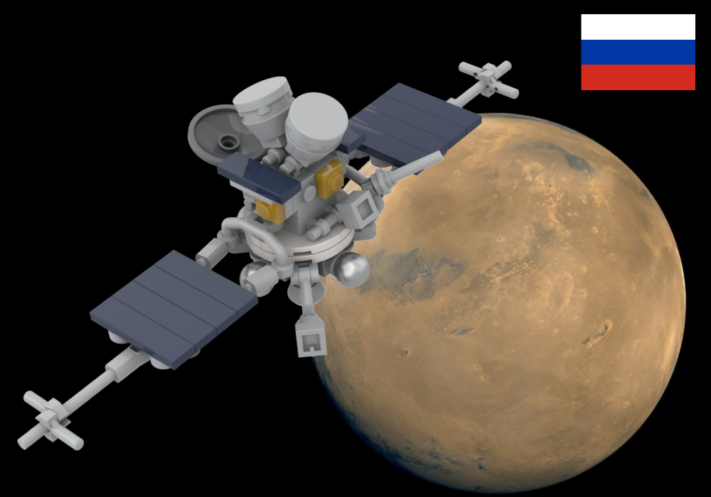 LEGO MOC Mars 96 (Mars 8) Spacecraft, Surface Station, and Penetrator ...