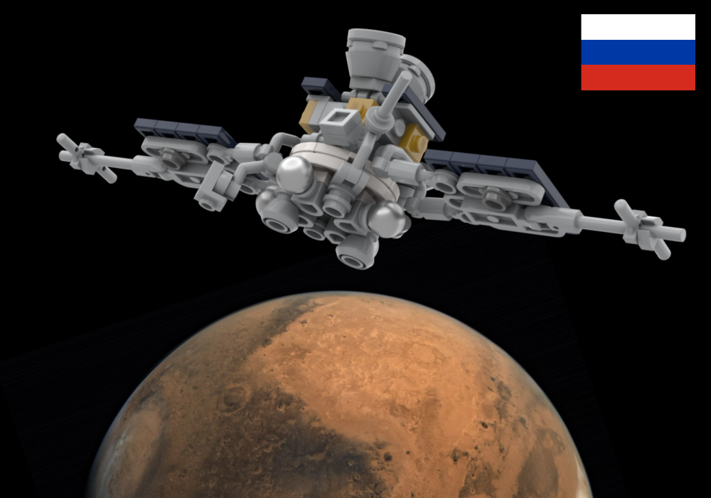 LEGO MOC Mars 96 (Mars 8) Spacecraft, Surface Station, and Penetrator ...