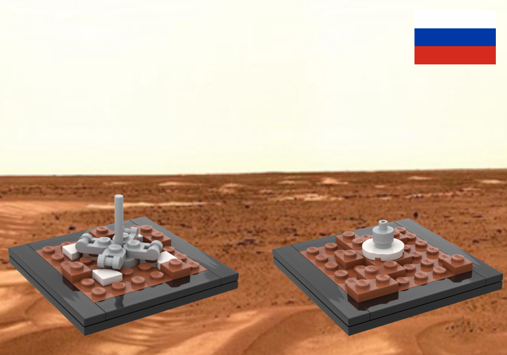 Lego Moc Mars 96 Mars 8 Spacecraft Surface Station And Penetrator