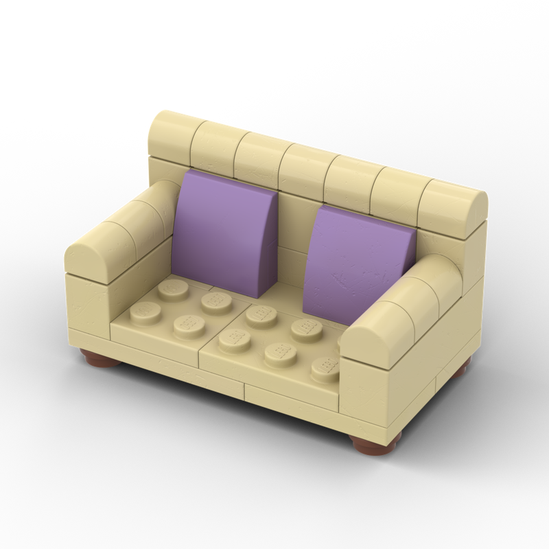 LEGO MOC Double Sofa by chuancong | Rebrickable - Build with LEGO