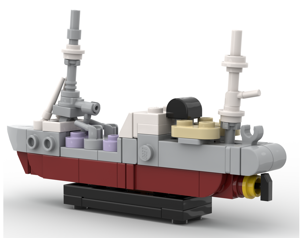 LEGO MOC Okean class Trawler by Brick.Naval.Architecture | Rebrickable ...