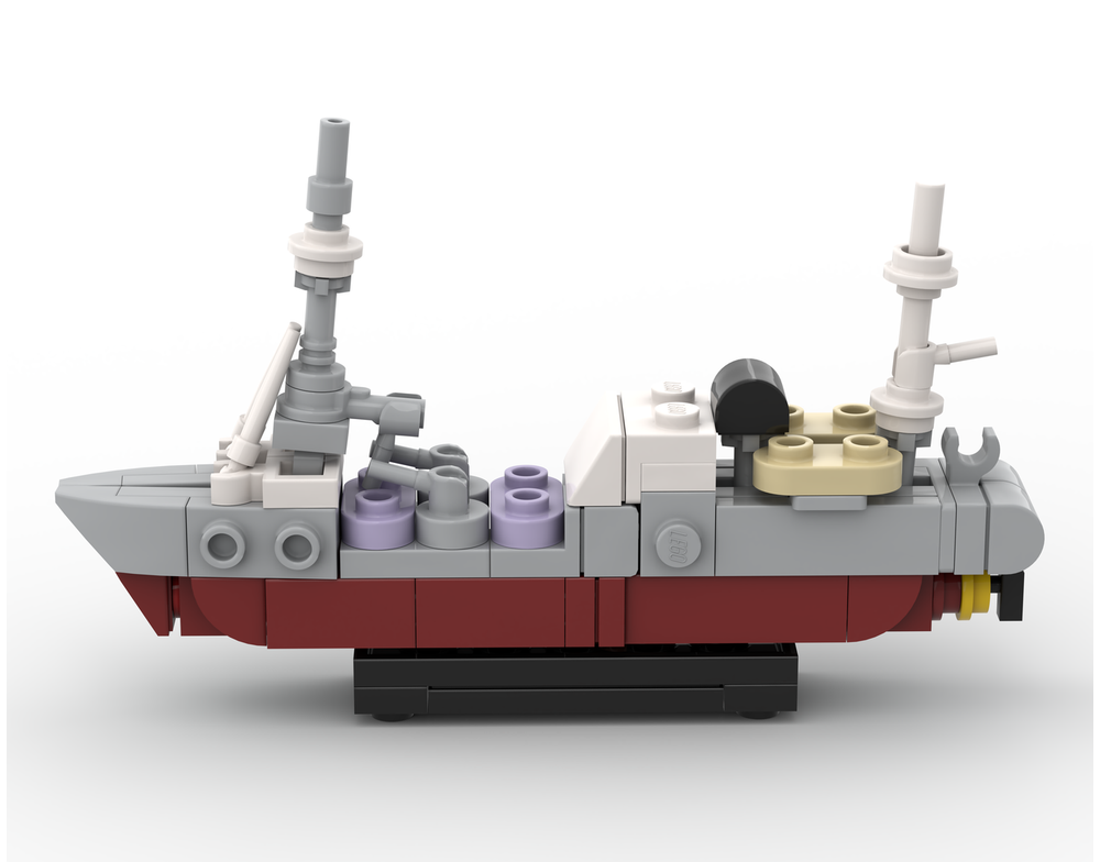 LEGO MOC Okean class Trawler by Brick.Naval.Architecture | Rebrickable ...