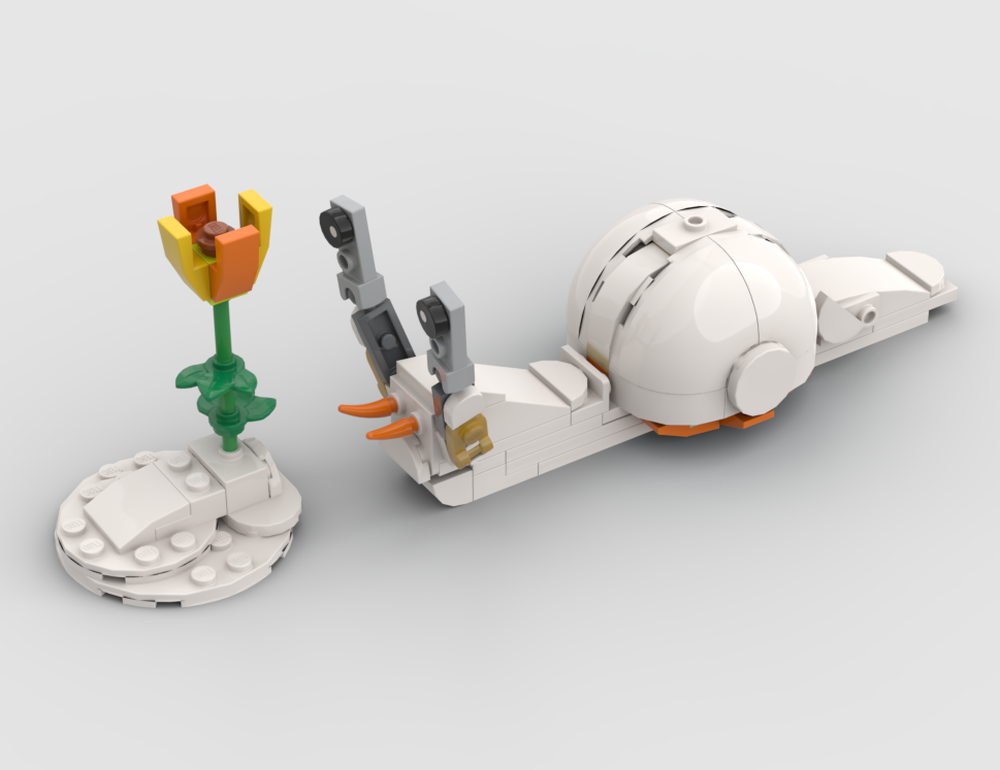 LEGO MOC 31133 - Snail by KlintIsztvud | Rebrickable - Build with LEGO