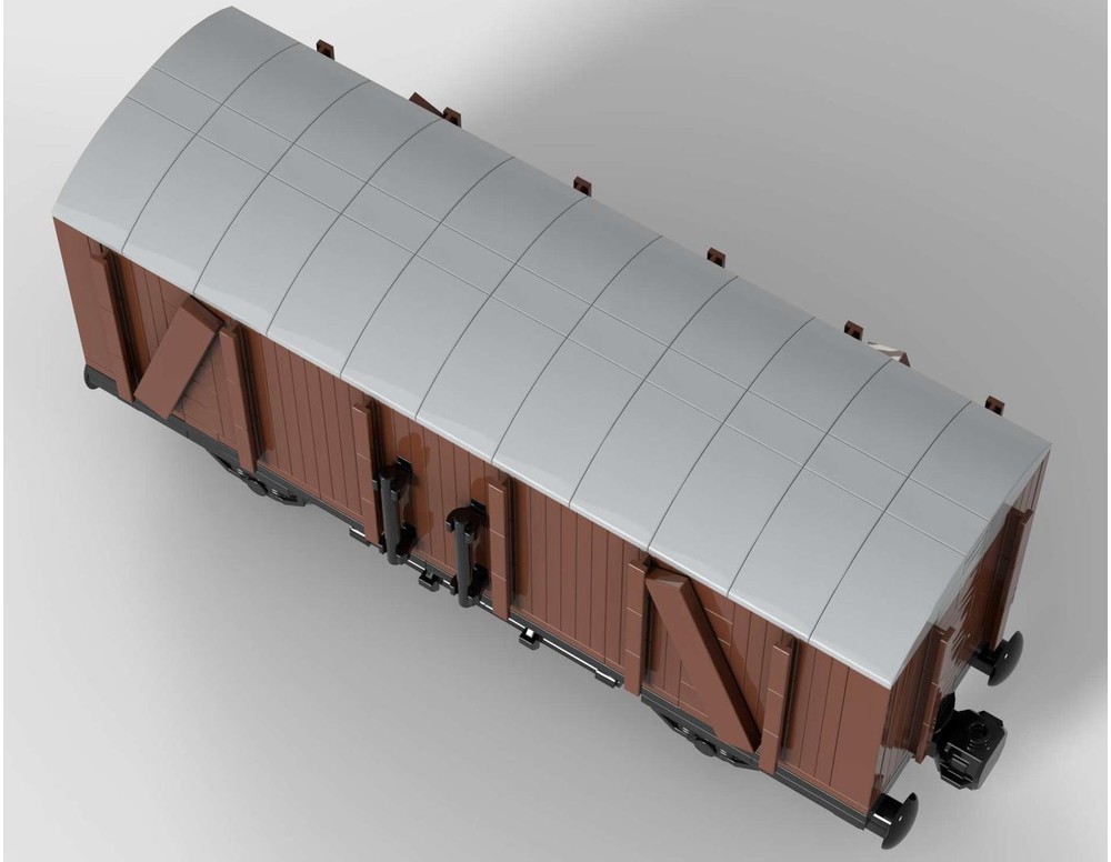LEGO MOC-200417 Boxcar (7-wide) by Mabrikville | Rebrickable - Build ...