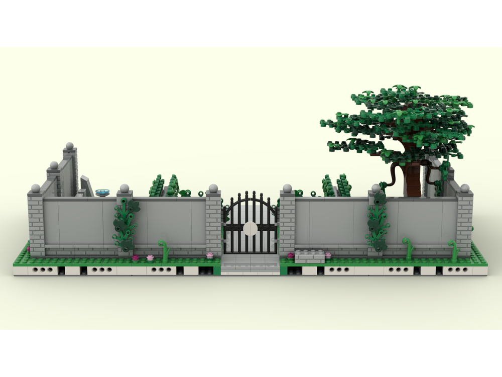 LEGO MOC X-Mansion Courtyard Expansion Version 2 by Kuragari1 ...