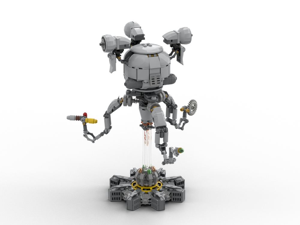 Lego Moc Mister Handy Deluxe By Qnadianbacon Rebrickable Build With