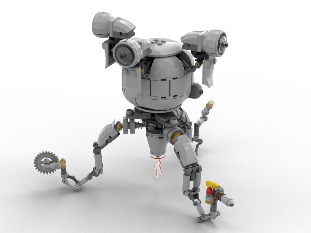 Lego Moc Mister Handy Deluxe By Qnadianbacon Rebrickable Build With