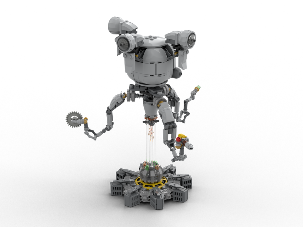 Lego Moc Mister Handy Deluxe By Qnadianbacon Rebrickable Build With