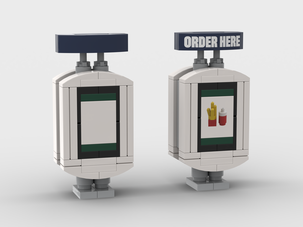 LEGO MOC Order Terminal (Fast Food) by BrickHappens | Rebrickable ...