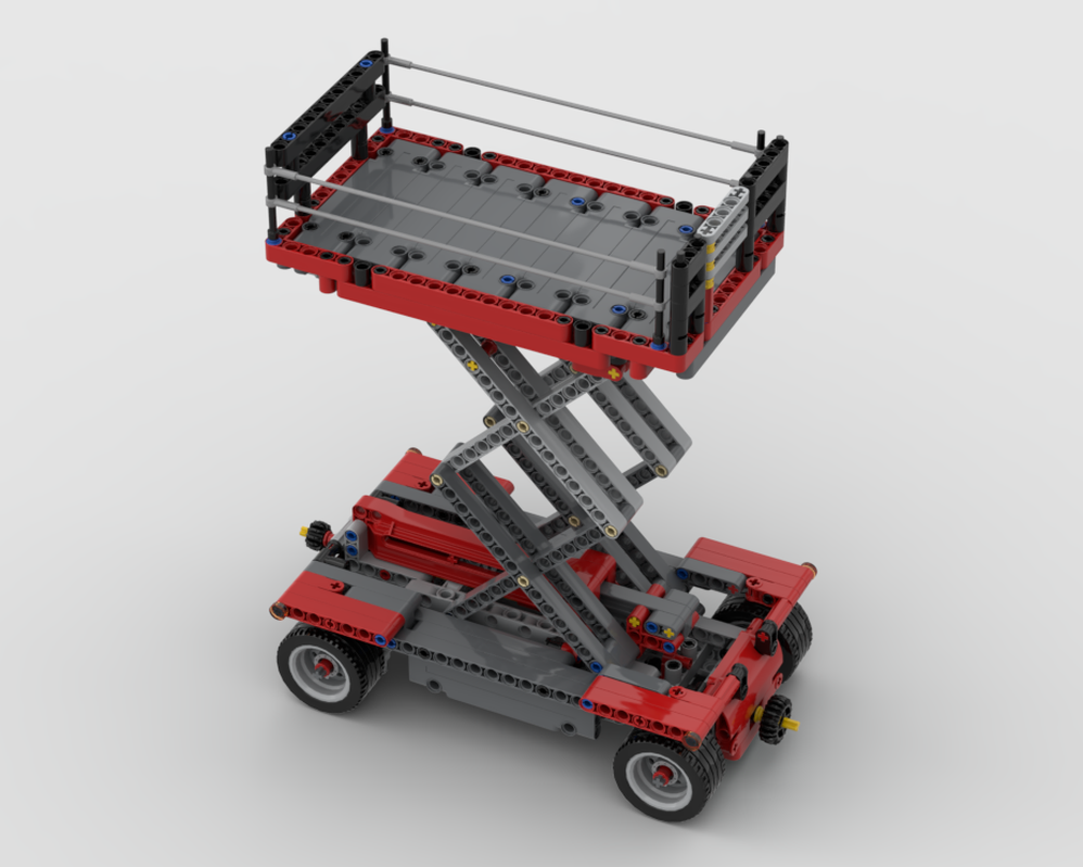 LEGO MOC Telescopic work platform by cwbricks | Rebrickable - Build ...