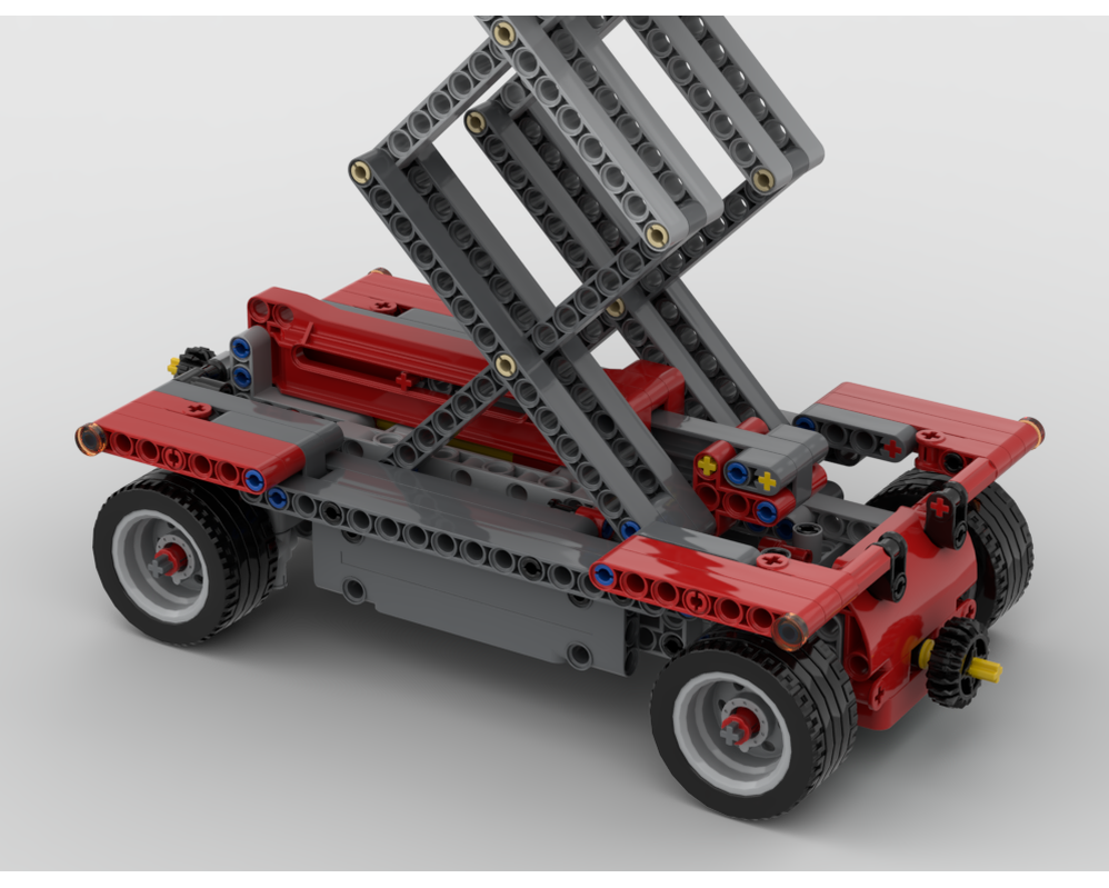 LEGO MOC Telescopic work platform by cwbricks | Rebrickable - Build ...