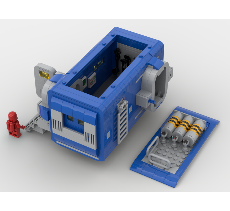 LEGO MOC Classic Space - Modular Base v2 by Aventurium | Rebrickable ...