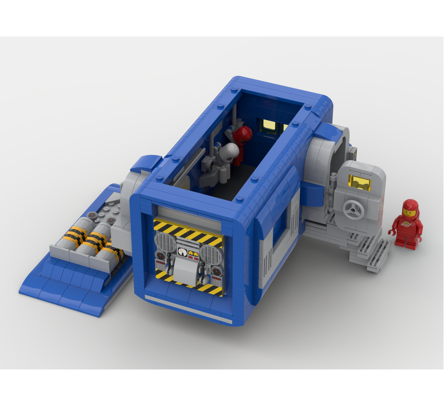 LEGO MOC Classic Space - Modular Base v2 by Aventurium | Rebrickable ...