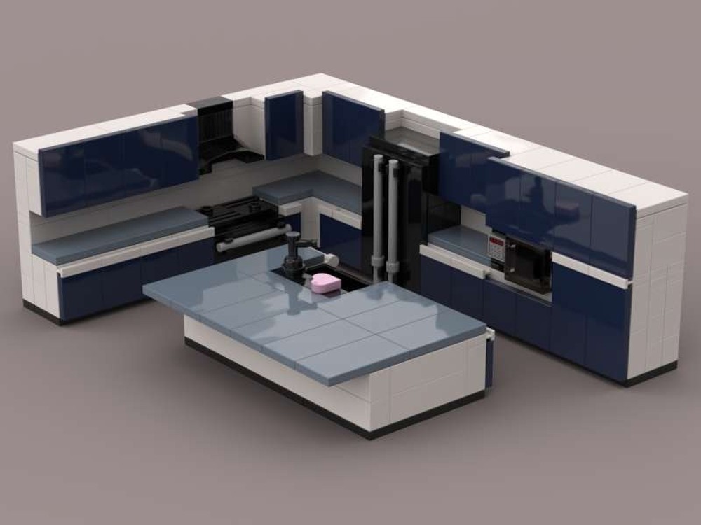 LEGO MOC Modern Kitchen / Cuisine moderne by GodOfTheBricks ...