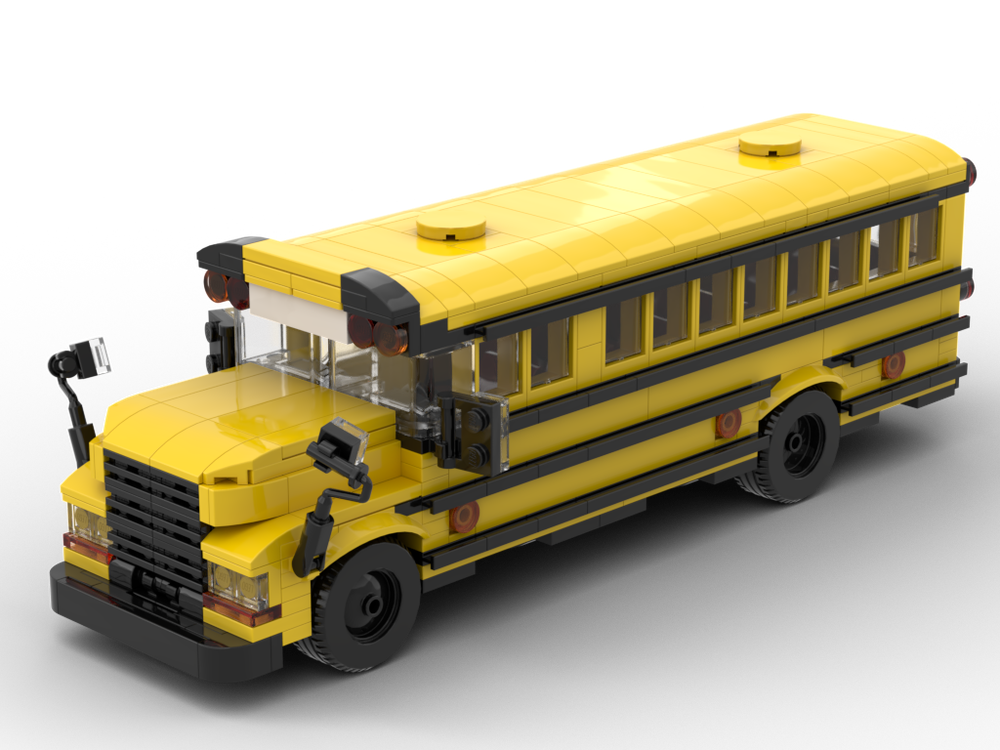 LEGO MOC Classic US School Bus by Road-Runner1981 | Rebrickable - Build ...