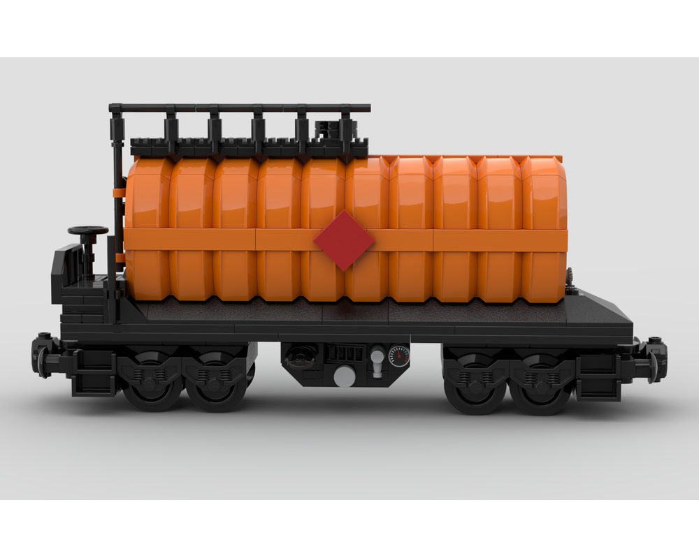 LEGO MOC 7 stud wide 4axle ADR train tank car - tanker railcar by ...