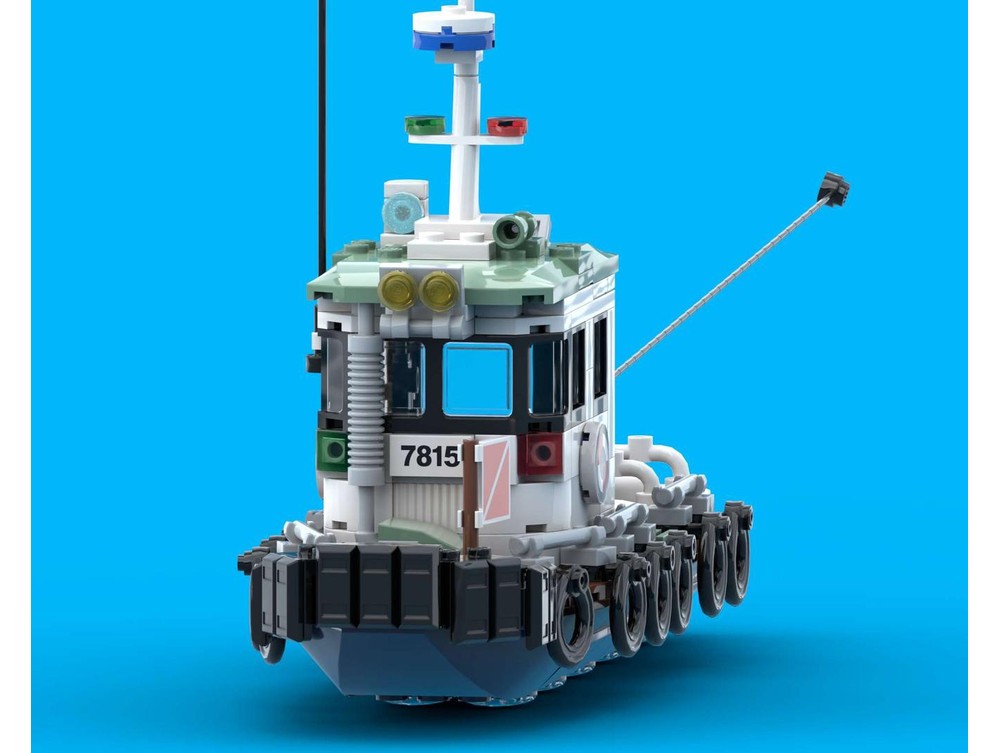 LEGO MOC Harbor Tugboat (Ship No. 3) by fidi70 | Rebrickable - Build ...