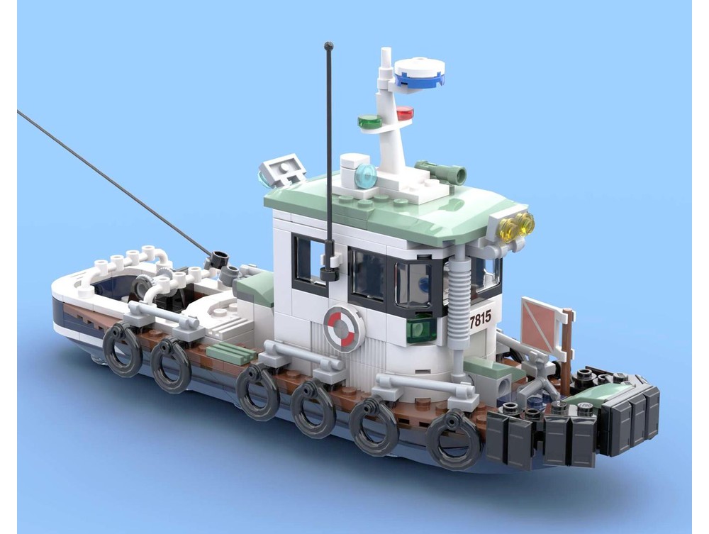 LEGO MOC Harbor Tugboat (Ship No. 3) by fidi70 | Rebrickable - Build ...