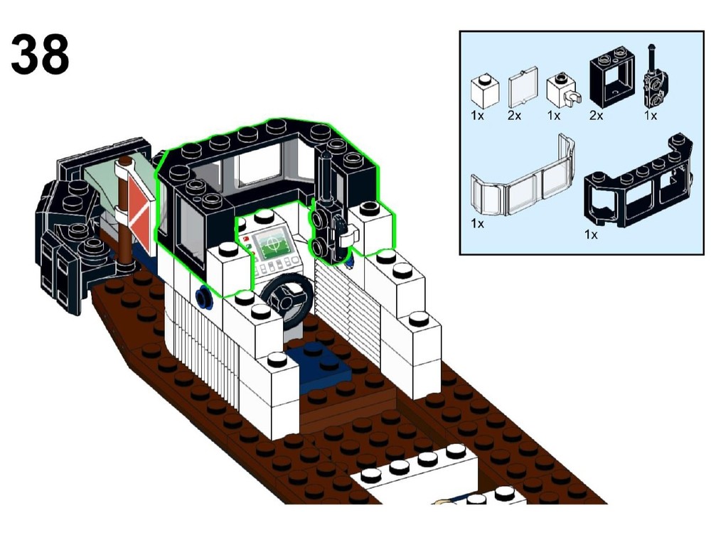 LEGO MOC Harbor Tugboat (Ship No. 3) by fidi70 | Rebrickable - Build ...