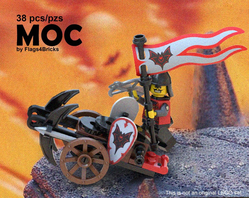 LEGO MOC Fright Knight Crossbow Cart by Flags4Bricks | Rebrickable ...