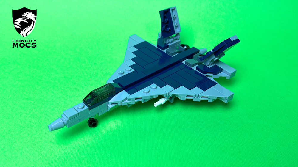 LEGO MOC Su-57 Felon Lego Tutorial (1:120) by Lioncity Mocs | Rebrickable - Build with LEGO