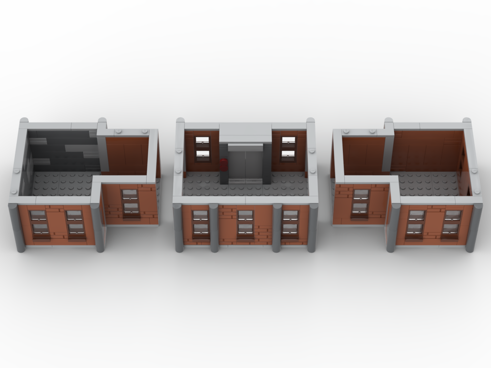 LEGO MOC X Mansion Xtra Floor - Facade Only by Brick Artisan | Rebrickable - Build with LEGO