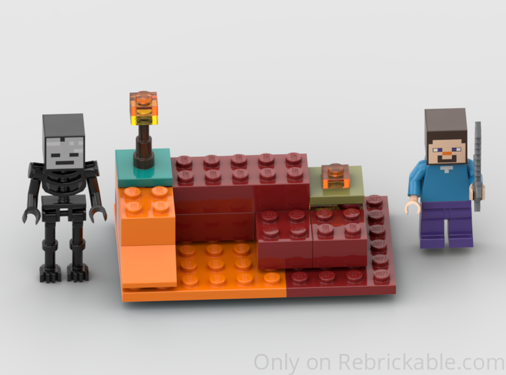 LEGO MOC Nether Showdown by terraria33 | Rebrickable - Build with LEGO