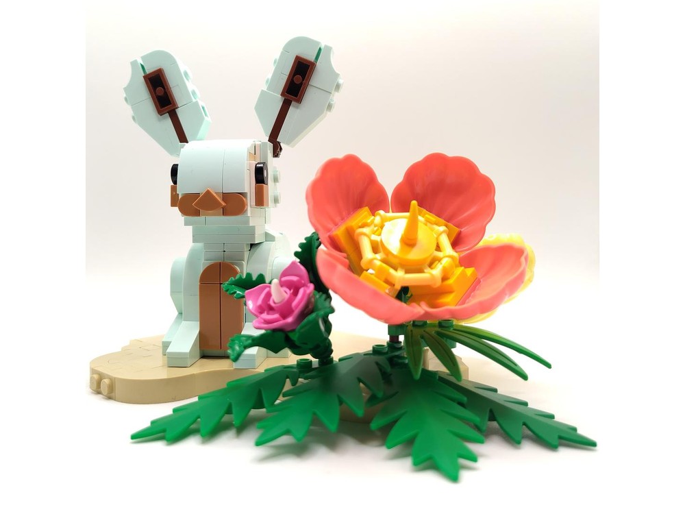 Lego Moc 31156 Rabbit By Dafeld Rebrickable Build With Lego