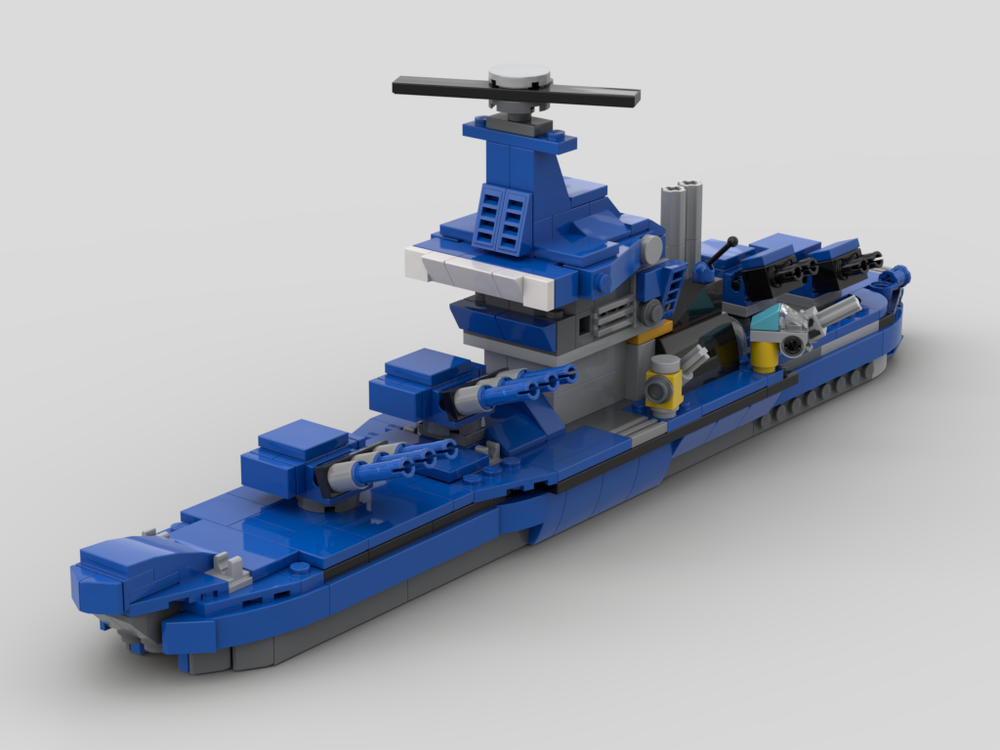 Lego Moc 31070 Battleship By Klintisztvud Rebrickable Build With Lego