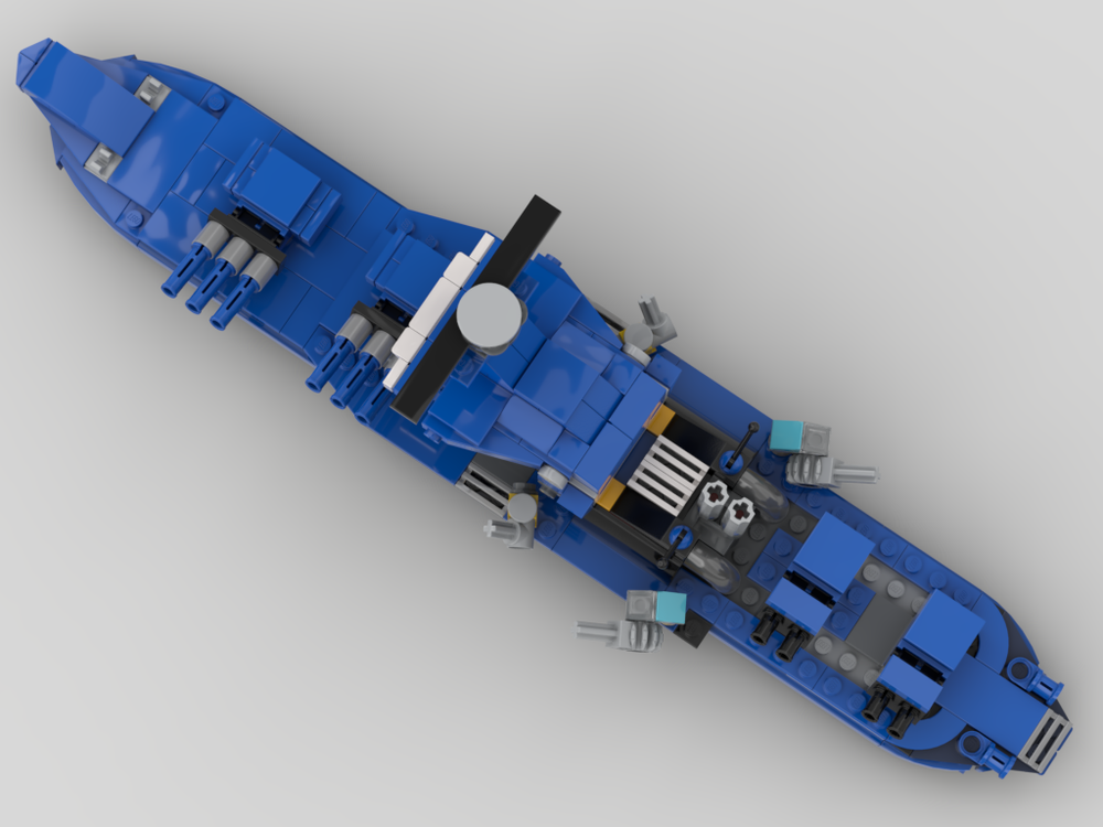 Lego Moc 31070 Battleship By Klintisztvud Rebrickable Build With Lego