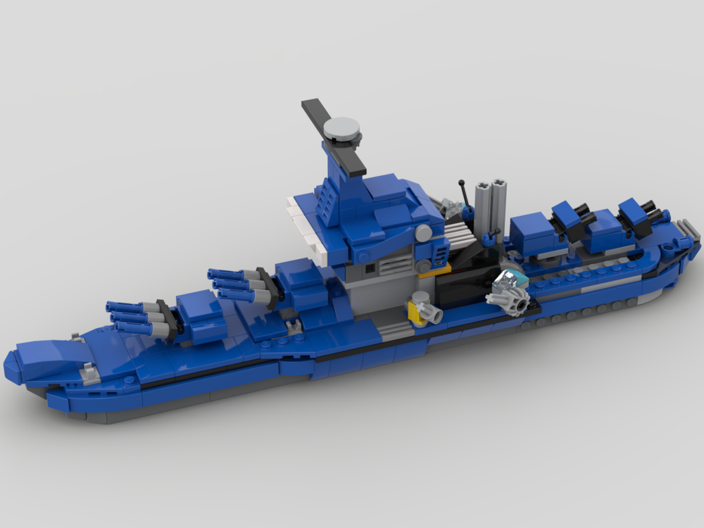 LEGO MOC 31070 - Battleship by KlintIsztvud | Rebrickable - Build with LEGO