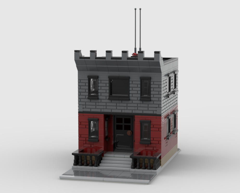 LEGO MOC Small Town House by NorwegianTater | Rebrickable - Build with LEGO