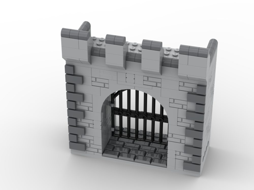 LEGO MOC Upgraded Small Castle Gate by YourDailyBrick | Rebrickable ...