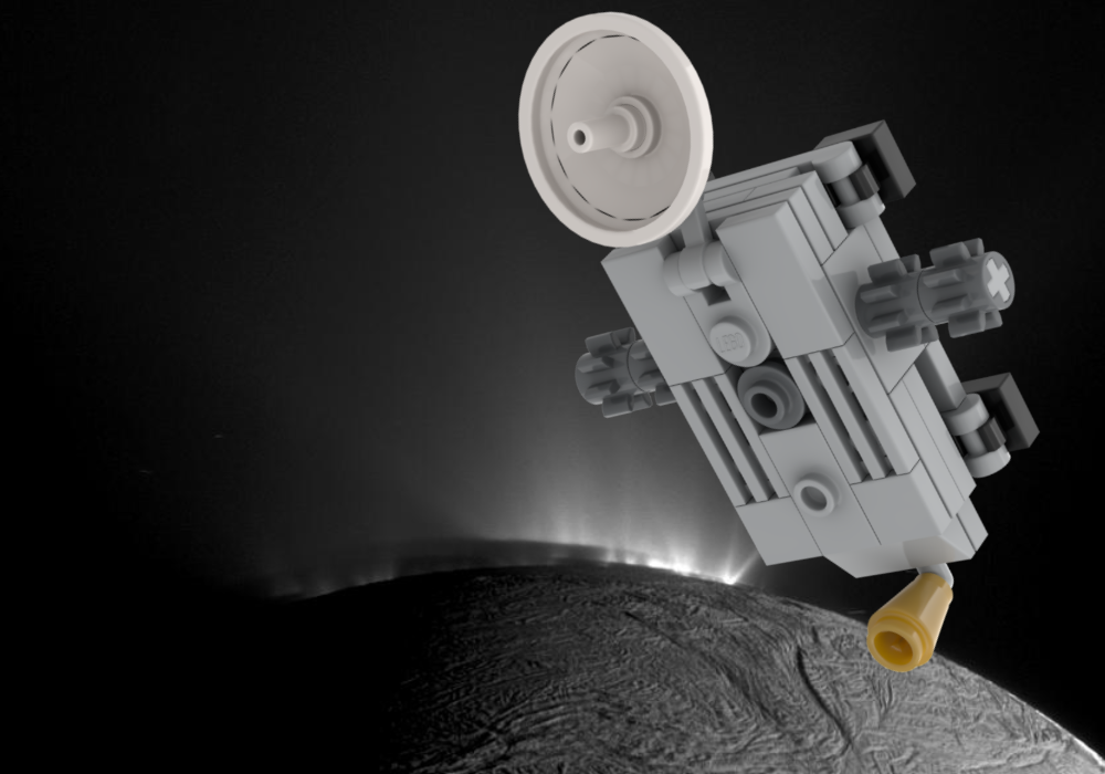 Lego Moc Enceladus Orbilander Spacecraft By Orchardbuilds Rebrickable