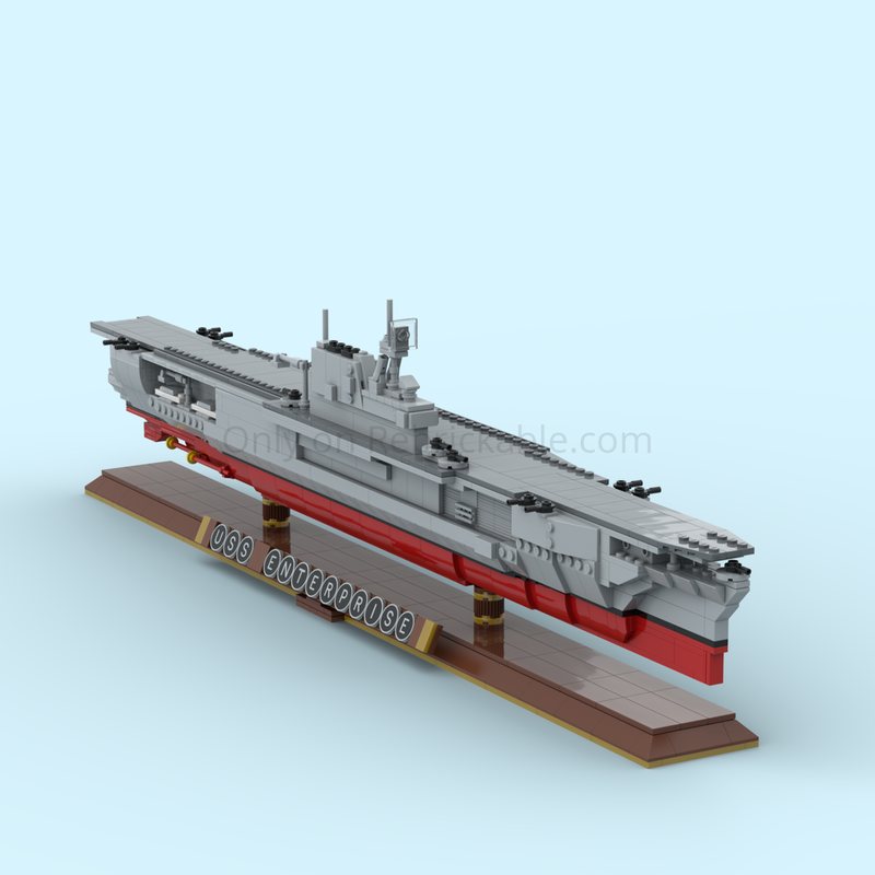 LEGO MOC USS Enterprise CV-6 by BespokeLegoDesigns | Rebrickable ...