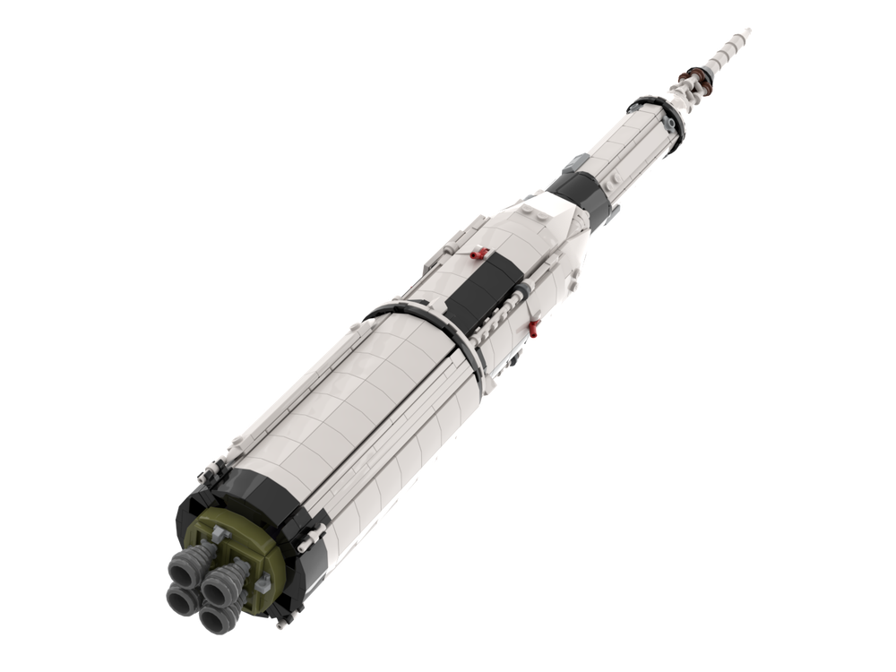 Lego Moc Saturn C 2 By Zeegiraf Rebrickable Build With Lego
