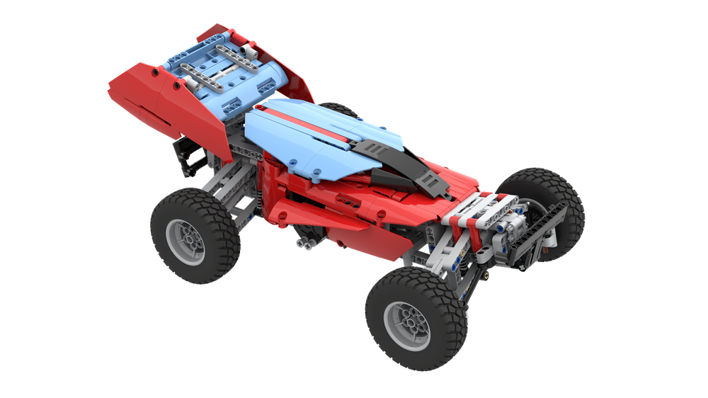 Lego Moc Retro Style Buggy Reviii By Lixander A Rebrickable Build With Lego