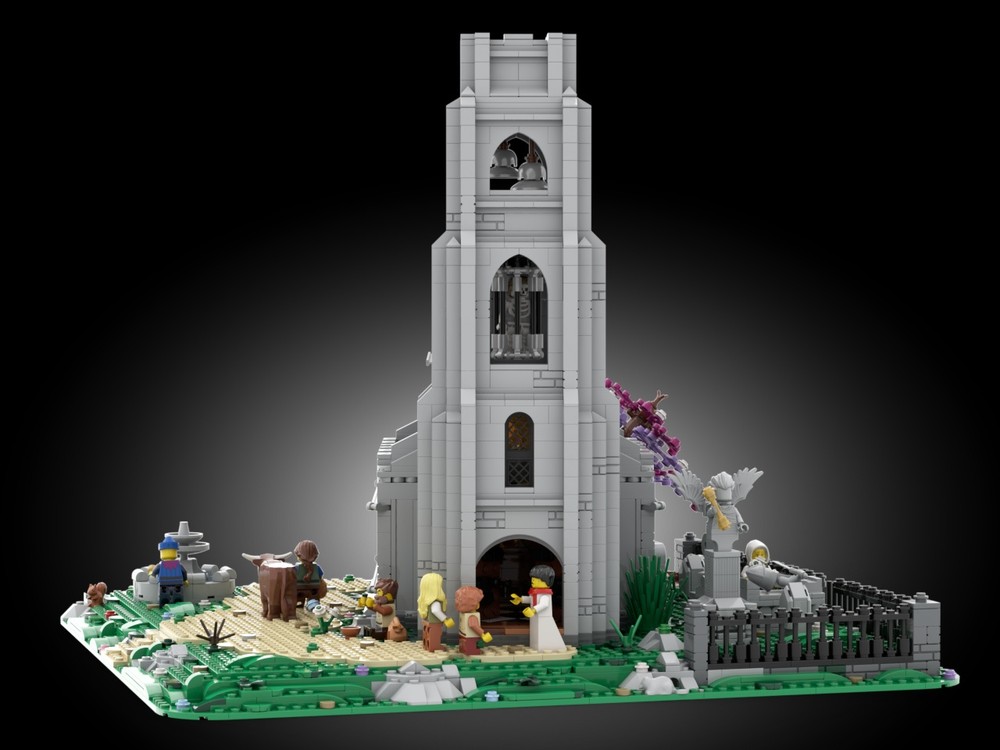 LEGO MOC Medieval Church - Medieval Village Diorama by Mikey ...
