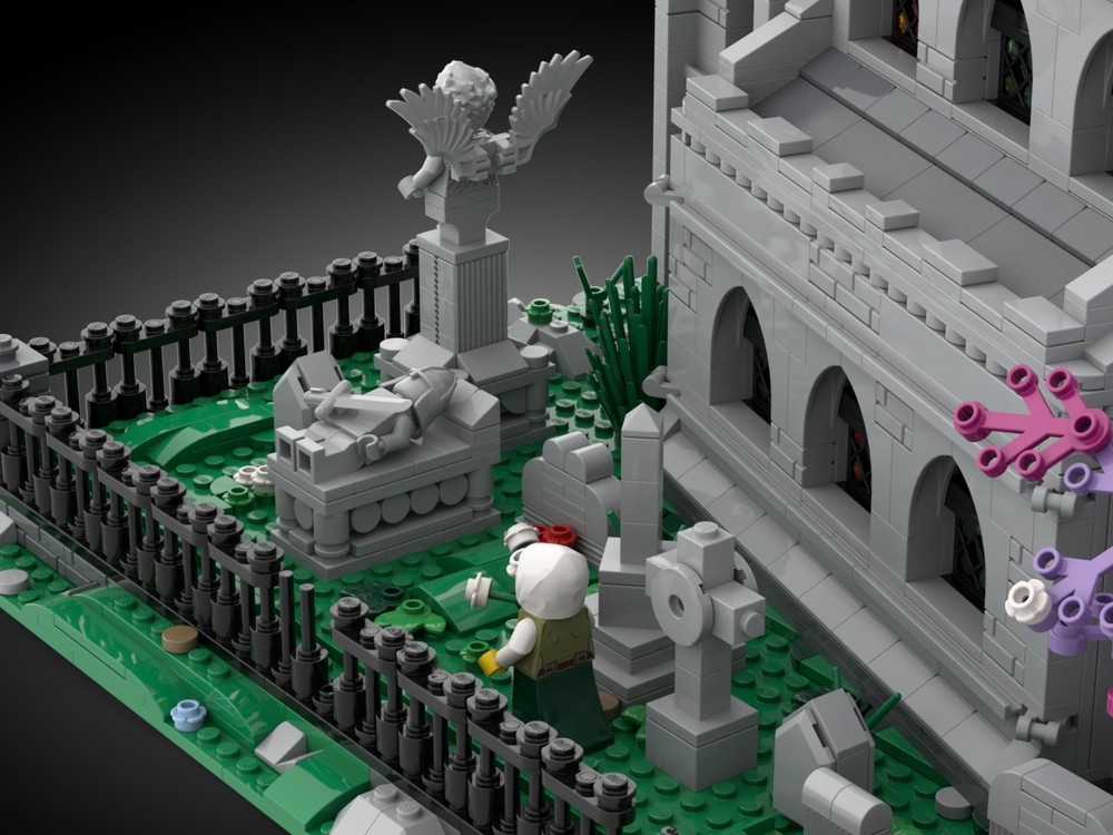 LEGO MOC Medieval Church - Medieval Village Diorama by Mikey ...