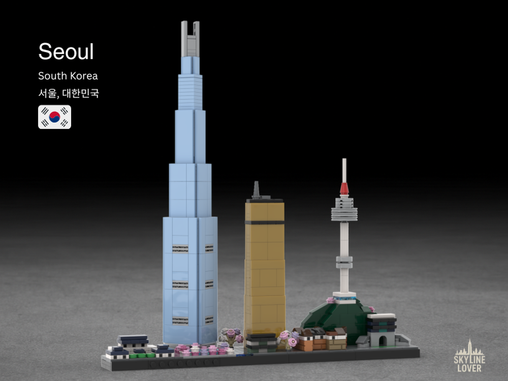 LEGO MOC-200548 Seoul Skyline by Skyline_Lover | Rebrickable - Build ...