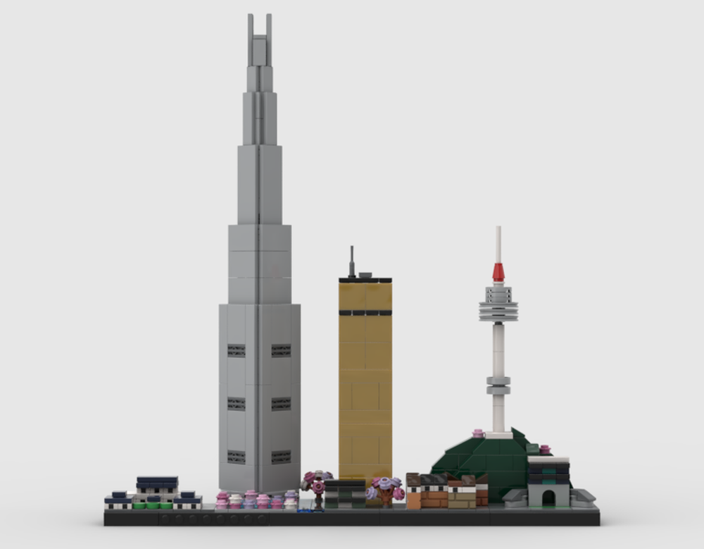 LEGO MOC Seoul Skyline by Skyline_Lover | Rebrickable - Build with LEGO